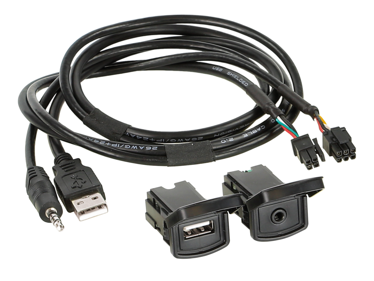 VW USB adapter (OE til eftermonteret radio) - Aux-In tilbehør - DC ...