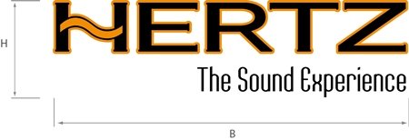 Hertz sticker - The Sound Experience, 370X95mm - Merchandise - DC ...