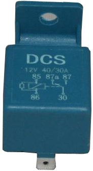 Arbejdsrelæ - 12V 5Pin med modstand - 40/30A - Relæer & sokler - DC ...